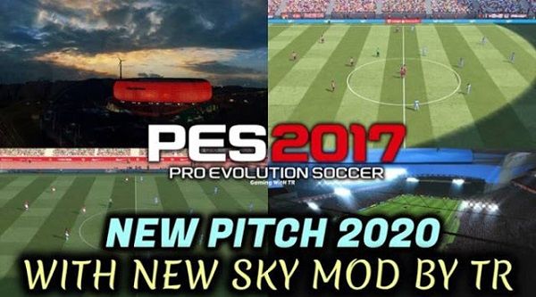 PES 2017 New Pitch 2020 + New Sky Mod, патчи и моды