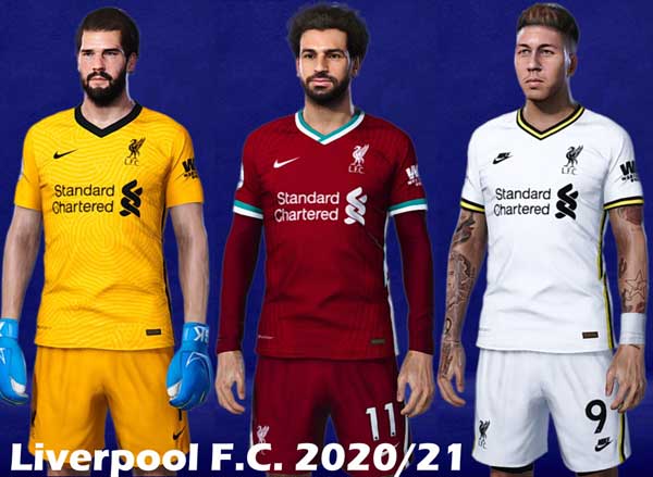 PES 2020 Liverpool Kits 2020/21 by Milwalt, патчи и моды