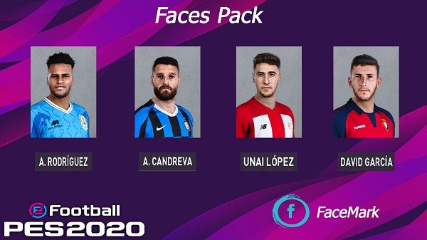 PES 2020 Facepack v1 by Mark, патчи и моды