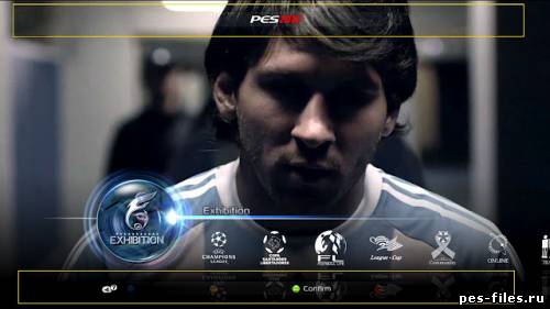 The new graphic menu in your game для PES 2012, патчи и моды