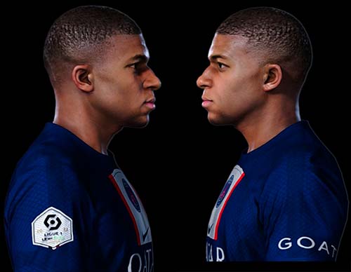 PES 2021 Kylian Mbappé Face #26.12.22 by JP Patumin, патчи и моды