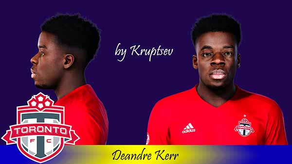 PES 2021 Deandre Kerr Face by Kruptsev | pes-files.ru, патчи и моды