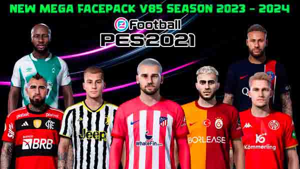 PES 2021 Mega Facepack v85 by Prayudi Stargames, патчи и моды