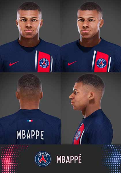 PES 2021 Kylian Mbappé #03.08.23 by Pradeep, патчи и моды