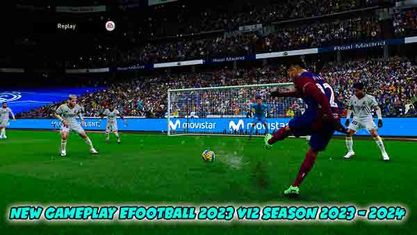 PES 2021 Gameplay v12 Season 2023/24 by Prayudi, патчи и моды