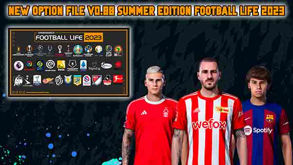 PES 2021 SP Football Life 2023 v0.88 by BLIXO183, патчи и моды