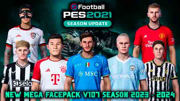 PES 2021 Facepack v107 Season 2023 by Prayudi, патчи и моды