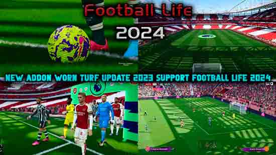 PES 2021 AddOn Worn Turf Update by moiduran2, патчи и моды