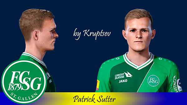 PES 2021 Patrick Sutter Face by Kruptsev, патчи и моды