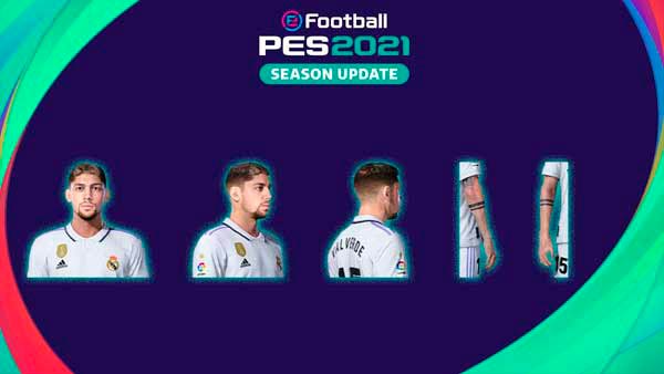 PES 2021 Valverde v3 Tattoo 2023 by Alex Facemaker, патчи и моды