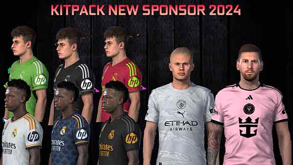 PES 2021 Kitpack With New Sponsor 2024 by All Makers, патчи и моды