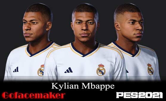 PES 2021 Kylian Mbappé #20.06.24 by Gofacemaker, патчи и моды